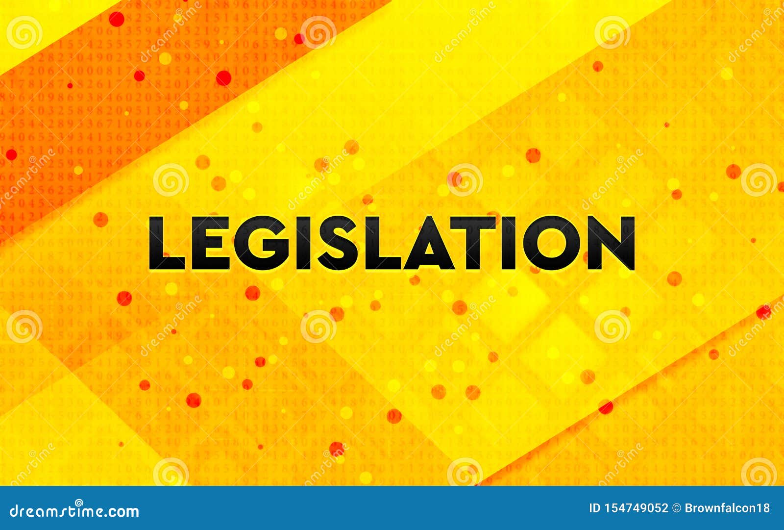 Legislation Abstract Digital Banner Yellow Background Stock ...