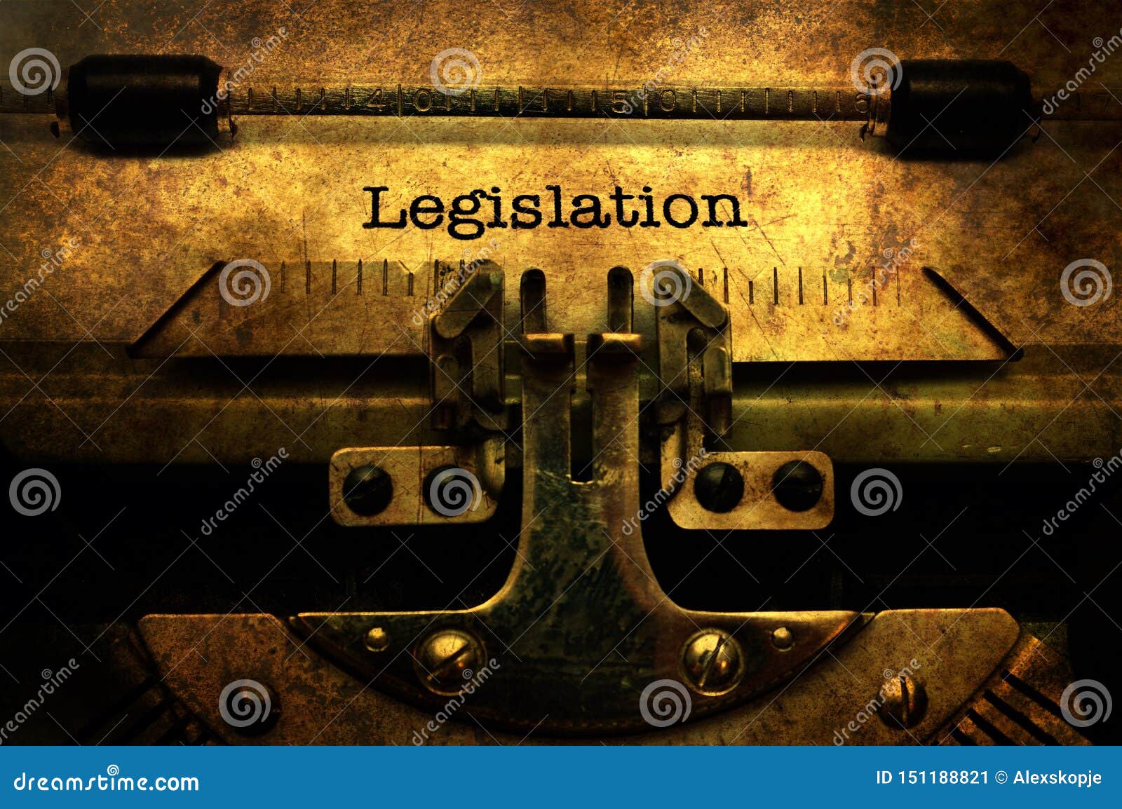 Legislation Letter on Typewriter Stock Image - Image of policy, macro ...