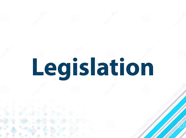 Legislation Modern Flat Design Blue Abstract Background Stock ...