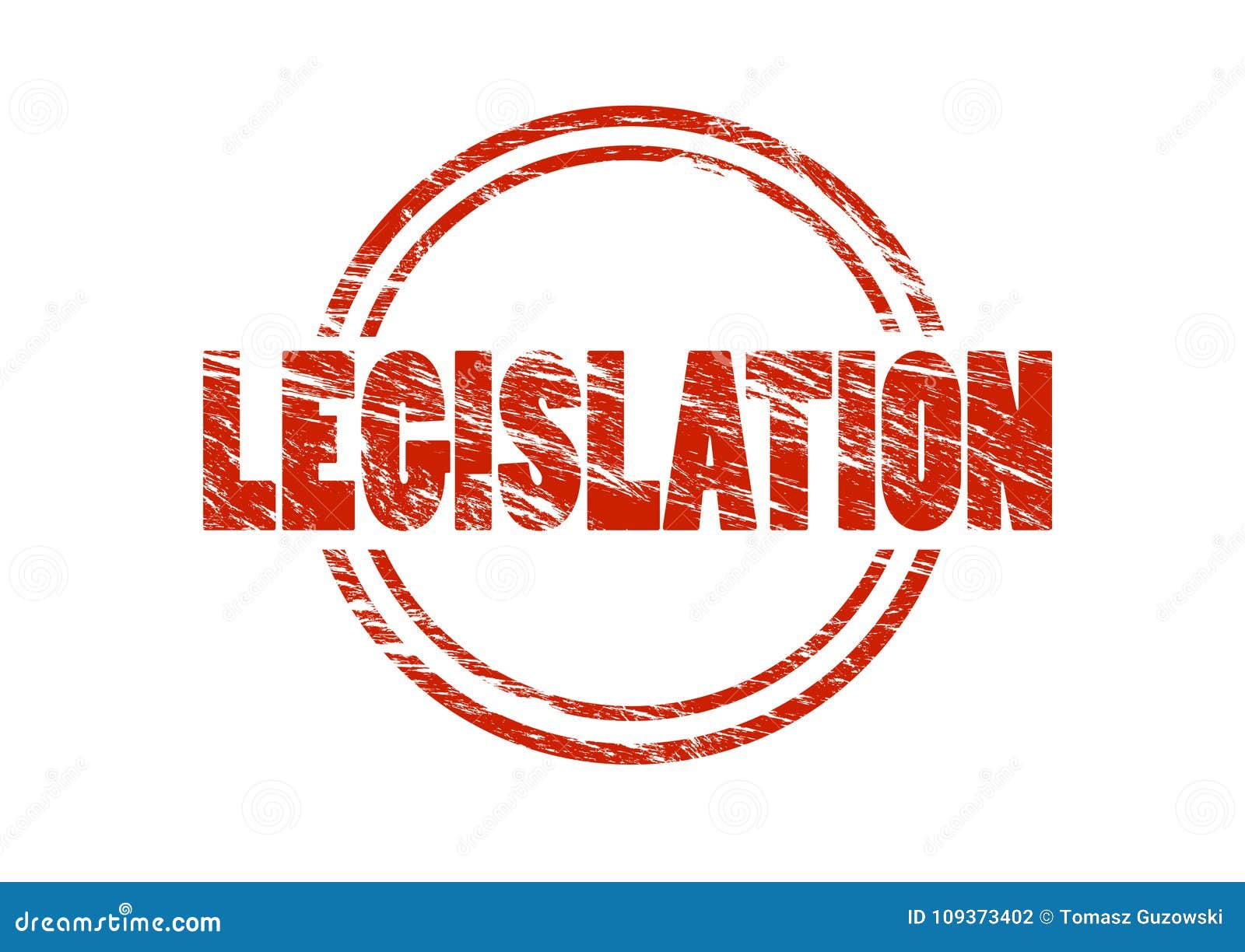 Legislation Red Vintage Rubber Stamp Isolated on White Background Stock ...