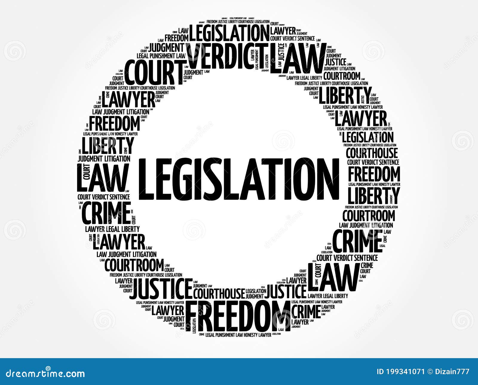 Legislation word cloud stock illustration. Illustration of counselor ...