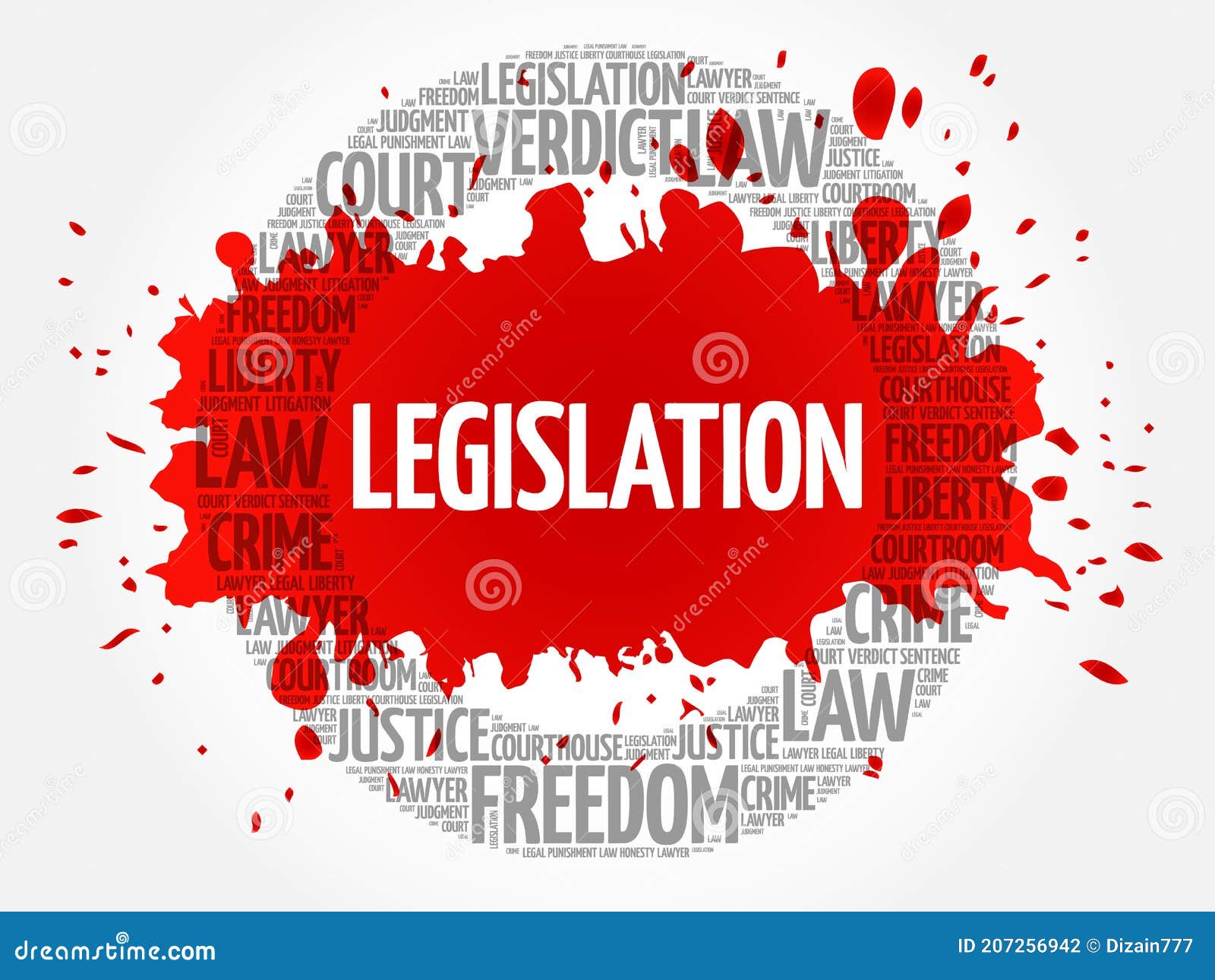 Legislation word cloud stock illustration. Illustration of cloud ...