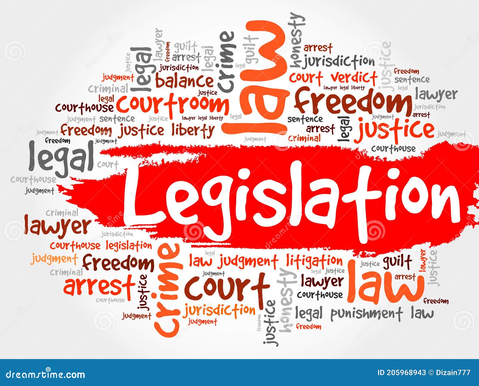 Legislation word cloud stock illustration. Illustration of decision ...