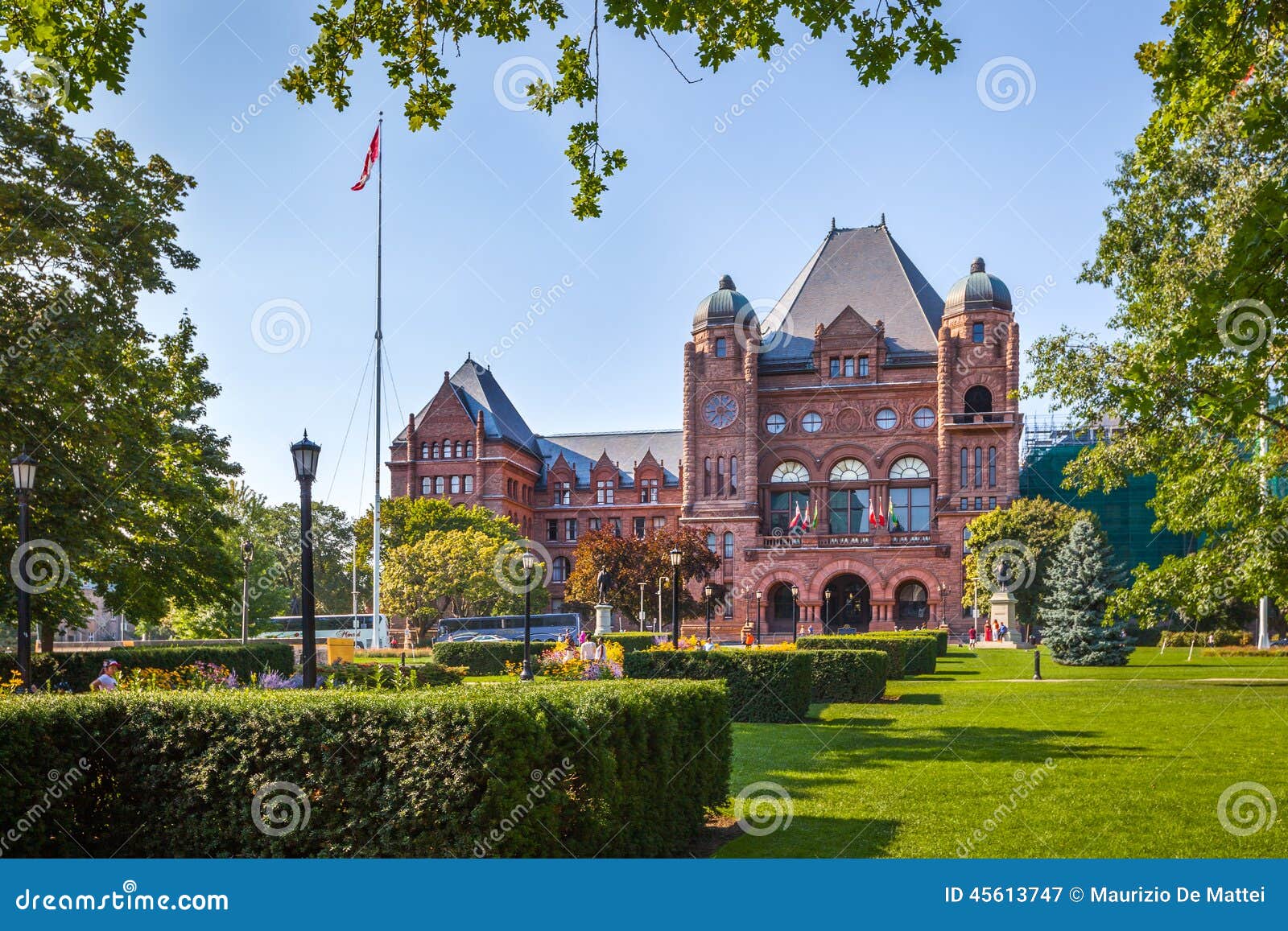 The Legislative Building, Toronto, Canada Stock Image - Image of stone ...