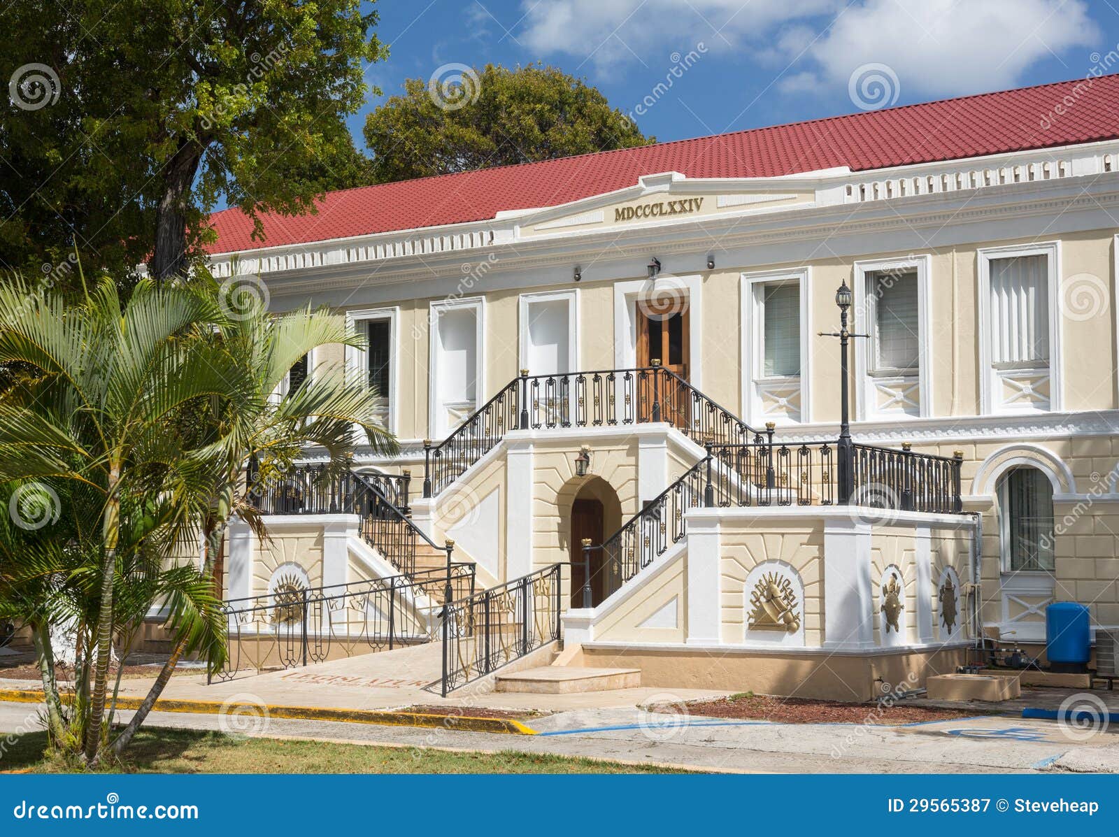 Legislature of US Virgin Islands Stock Image - Image of city, caribbean ...