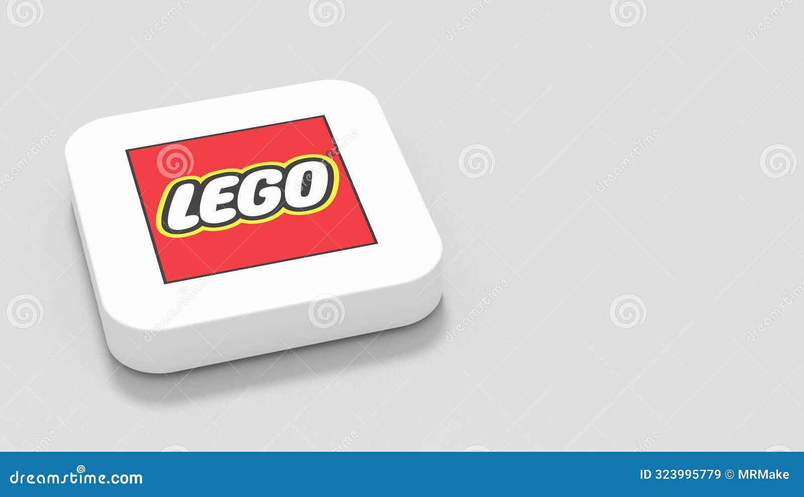 Lego App Icon on Gray Background with Copy Space Editorial Stock Image ...
