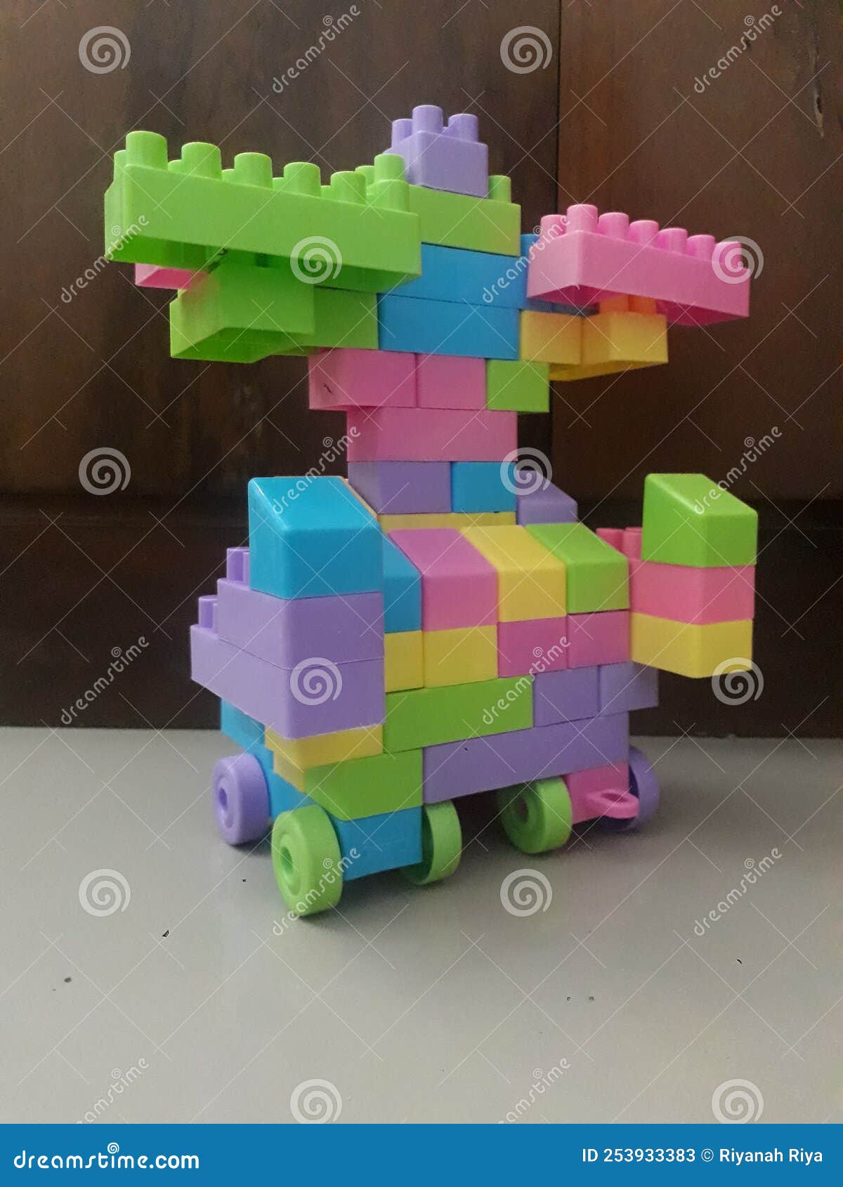 Lego Assorted Colors in the from of a Robot Stock Image - Image of ...