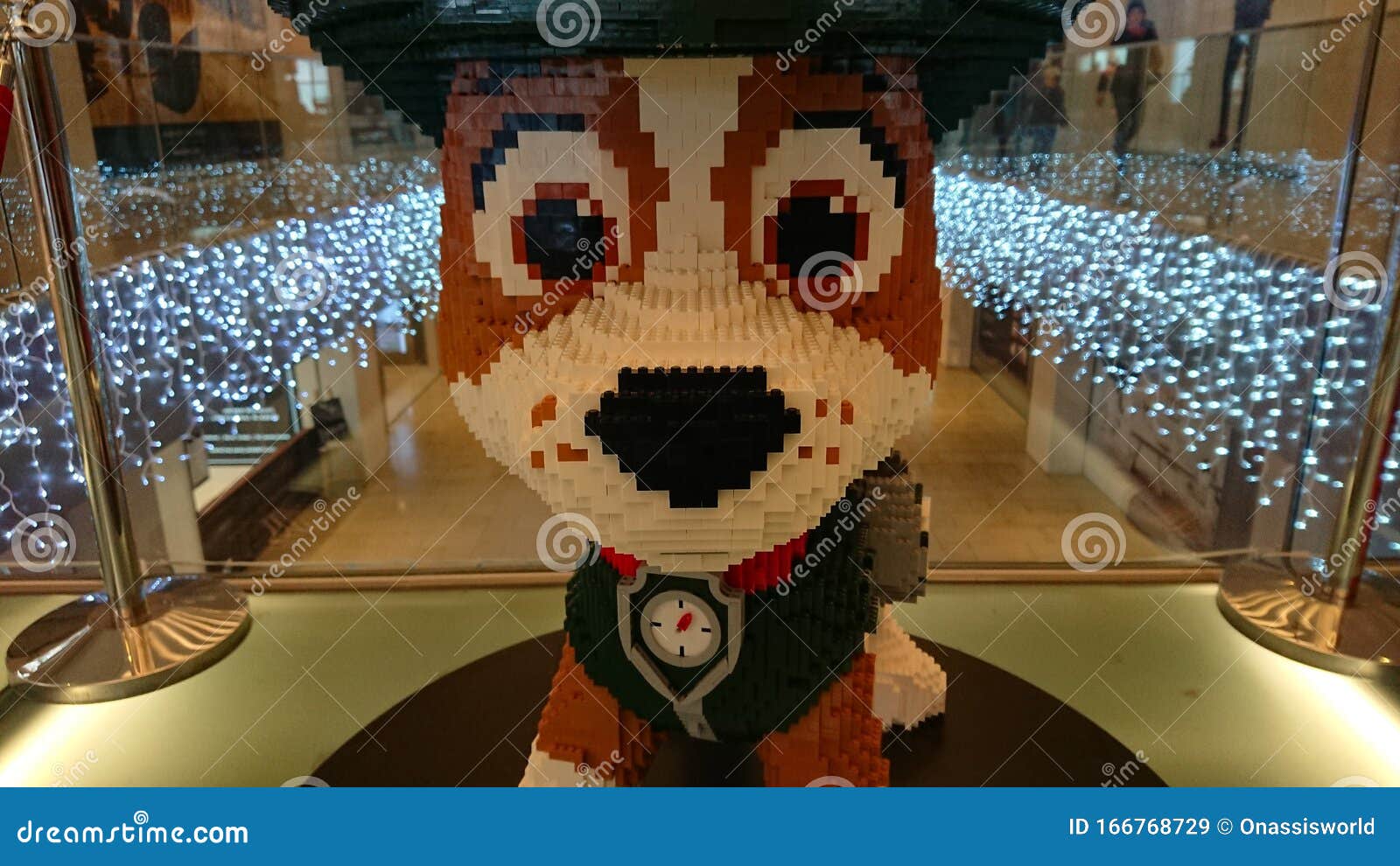 Lego Big Dog Statue Closeup Editorial Stock Image - Image of statue ...