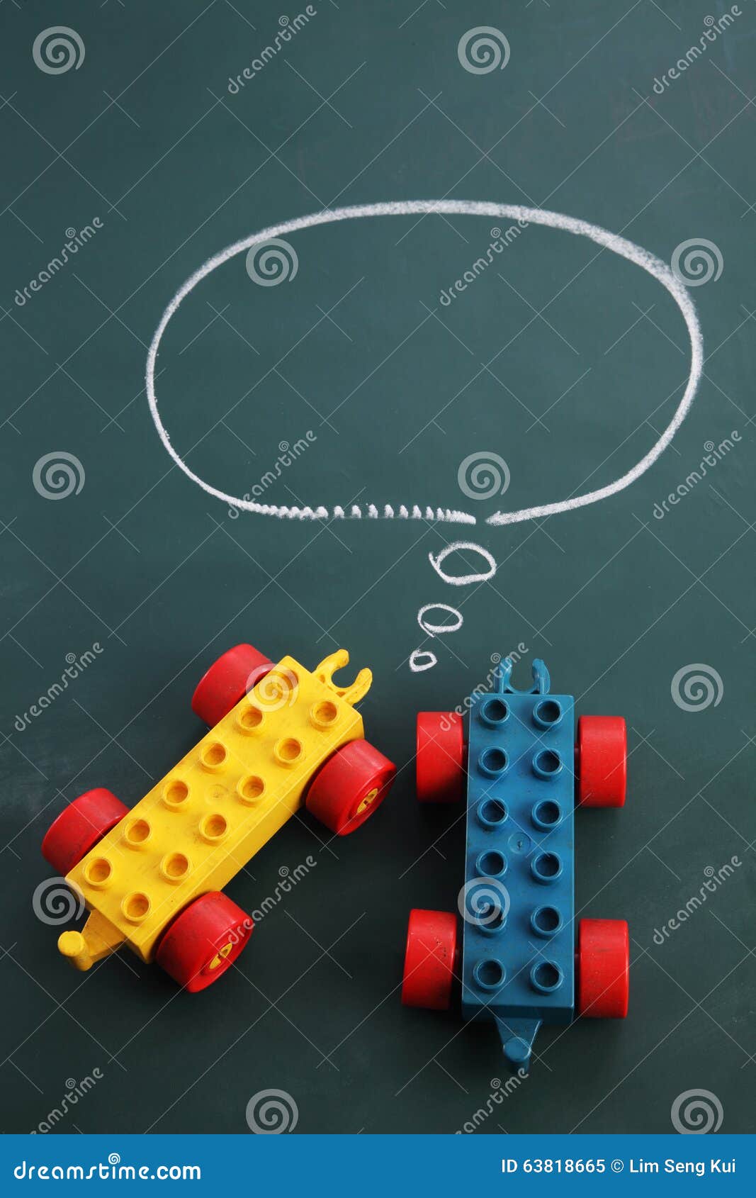 Lego Block with Speech Bubble Stock Image - Image of structure ...