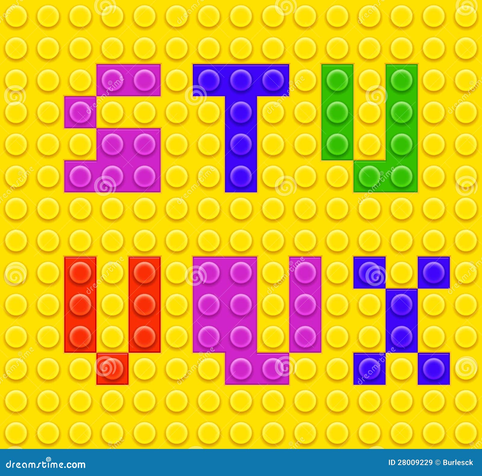 Lego Blocks Alphabet 4 Stock Illustrations – 4 Lego Blocks Alphabet 4 ...
