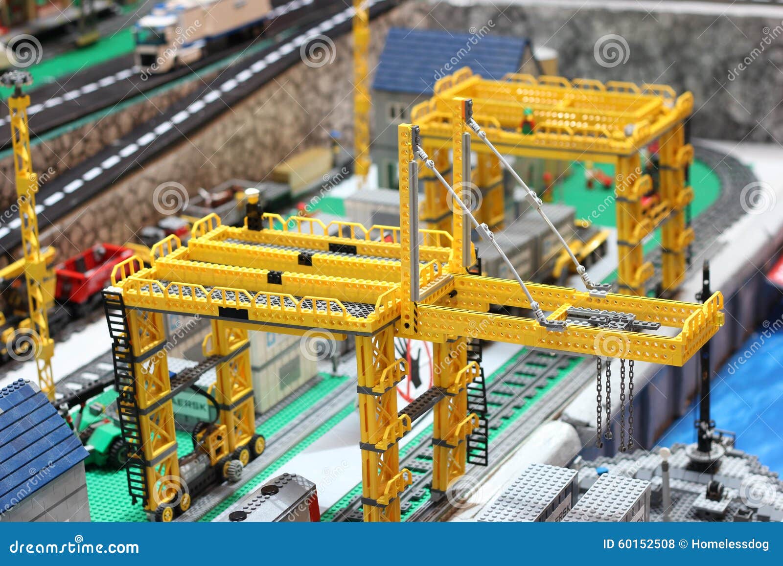 Lego blocks model editorial stock photo. Image of plan - 60152508