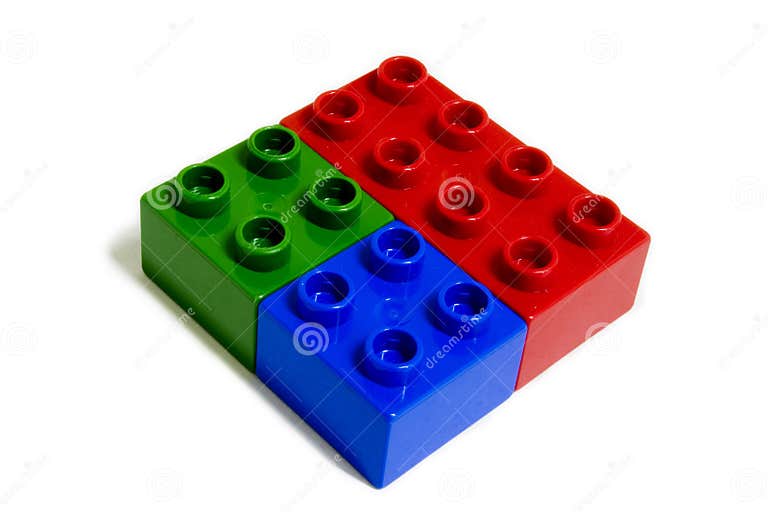 Lego Building Blocks RGB Diamond Stock Image - Image of computer, video ...