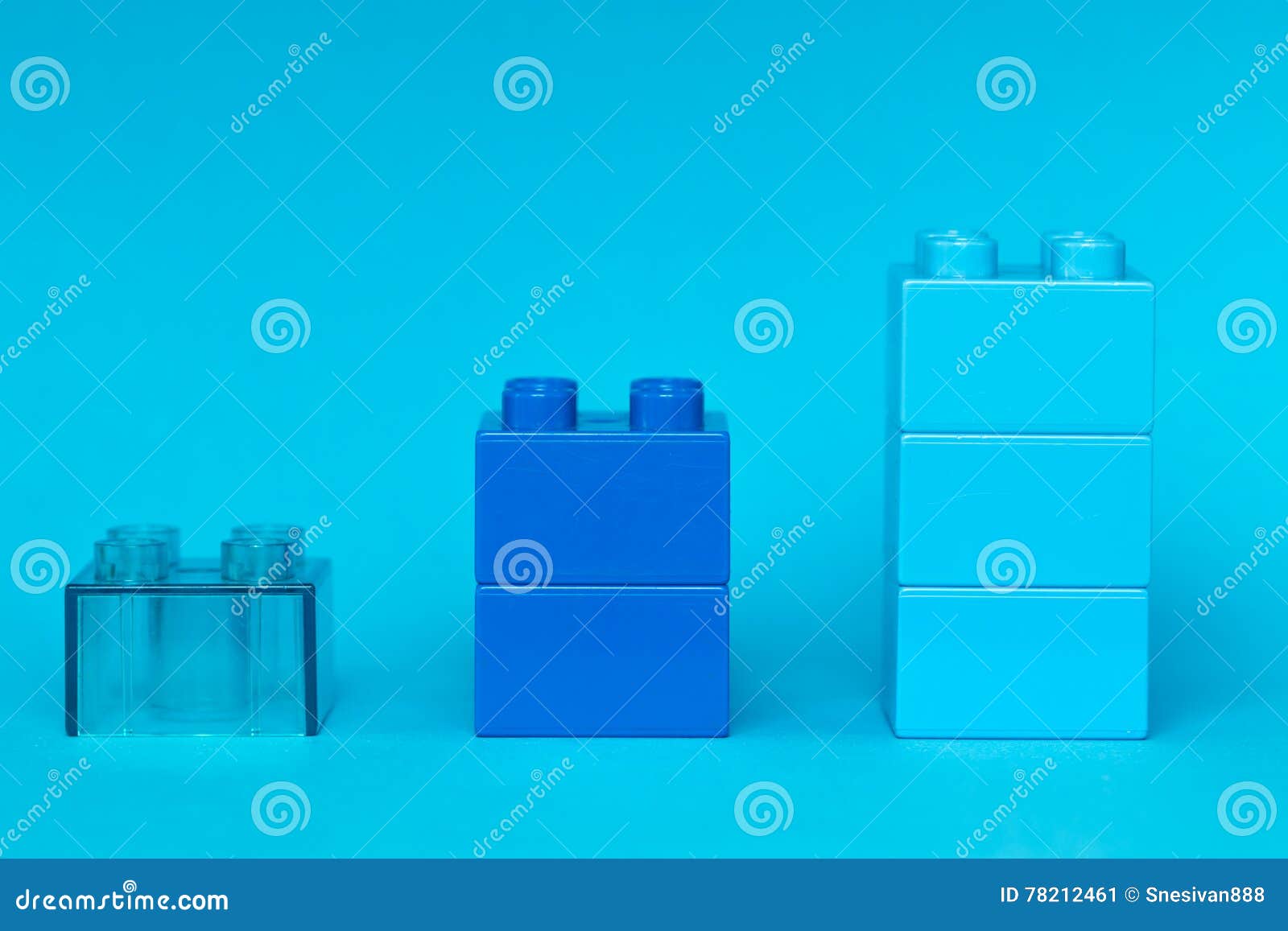 Lego Chart On Blue Background. Royalty-Free Stock Photography ...
