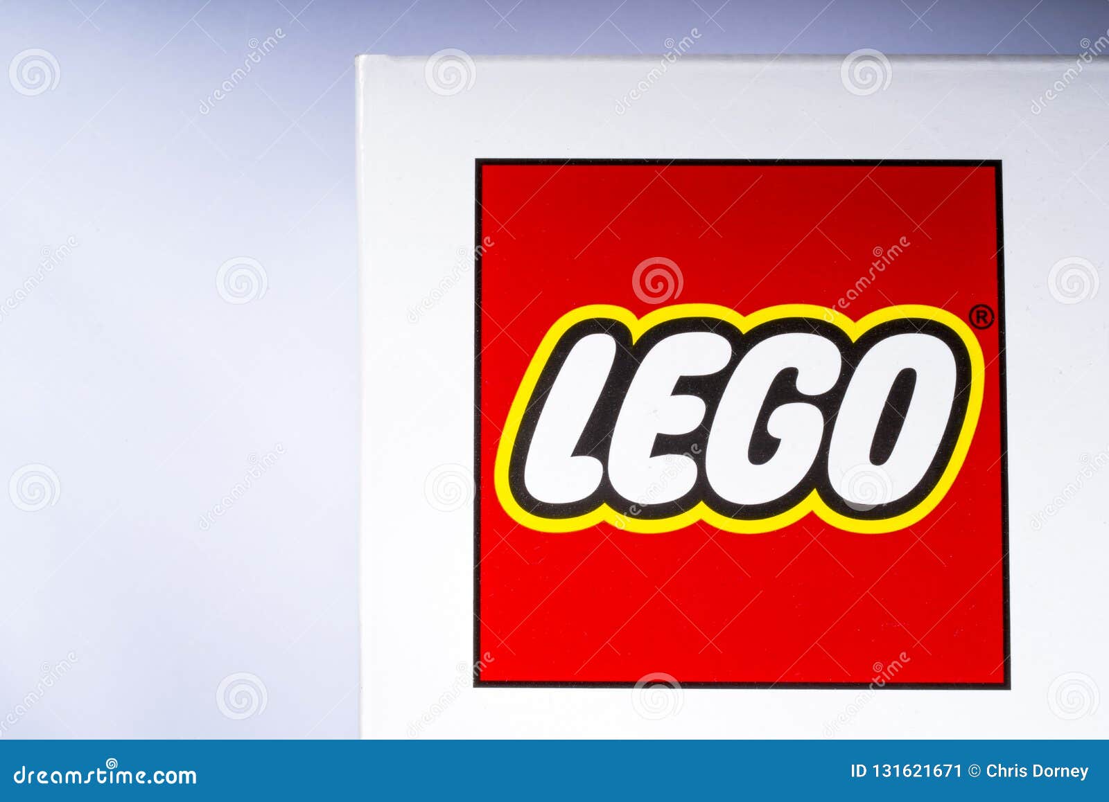 LEGO Company Logo foto editorial. Imagen de paquete - 131621671