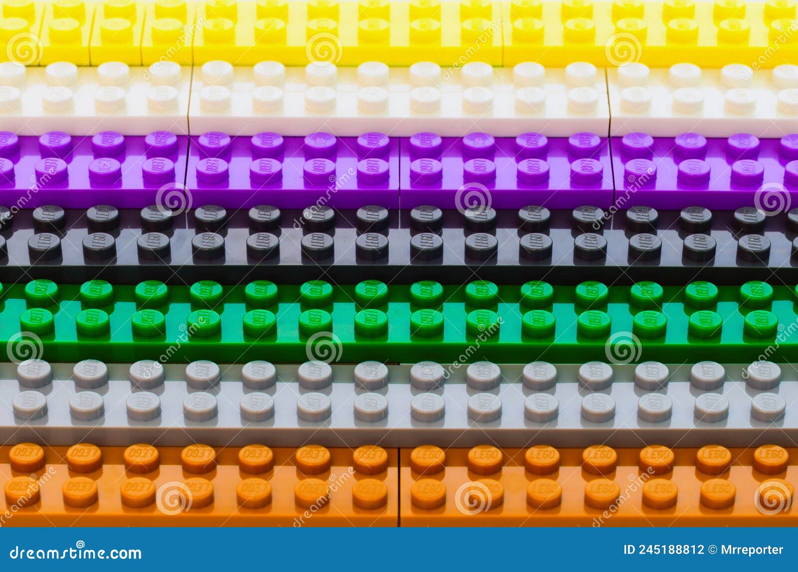 Lego Constructor Colorful Blocks, Closeup Editorial Photography - Image ...