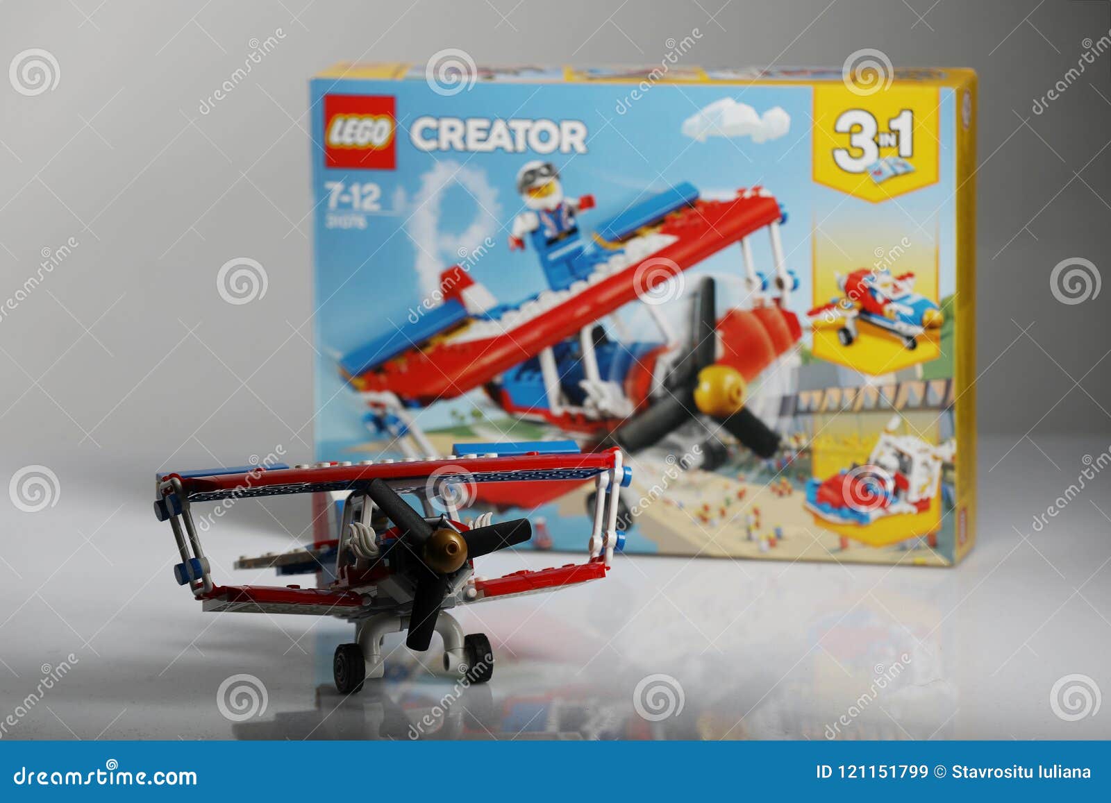 Lego Creator Plane, Box Unpacking Editorial Stock Image - Image of ...