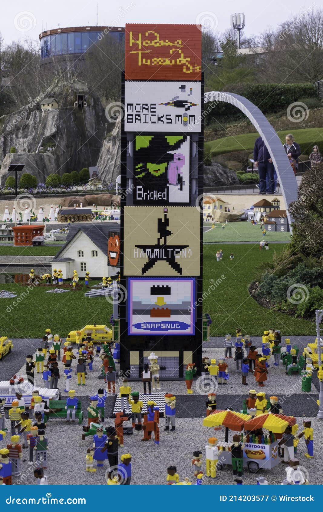 A Lego Crowne Plaza in Times Square Editorial Photography - Image of ...