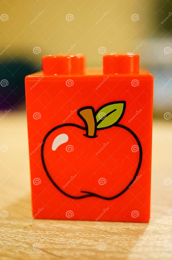 Lego duplo block editorial stock photo. Image of block - 50797153