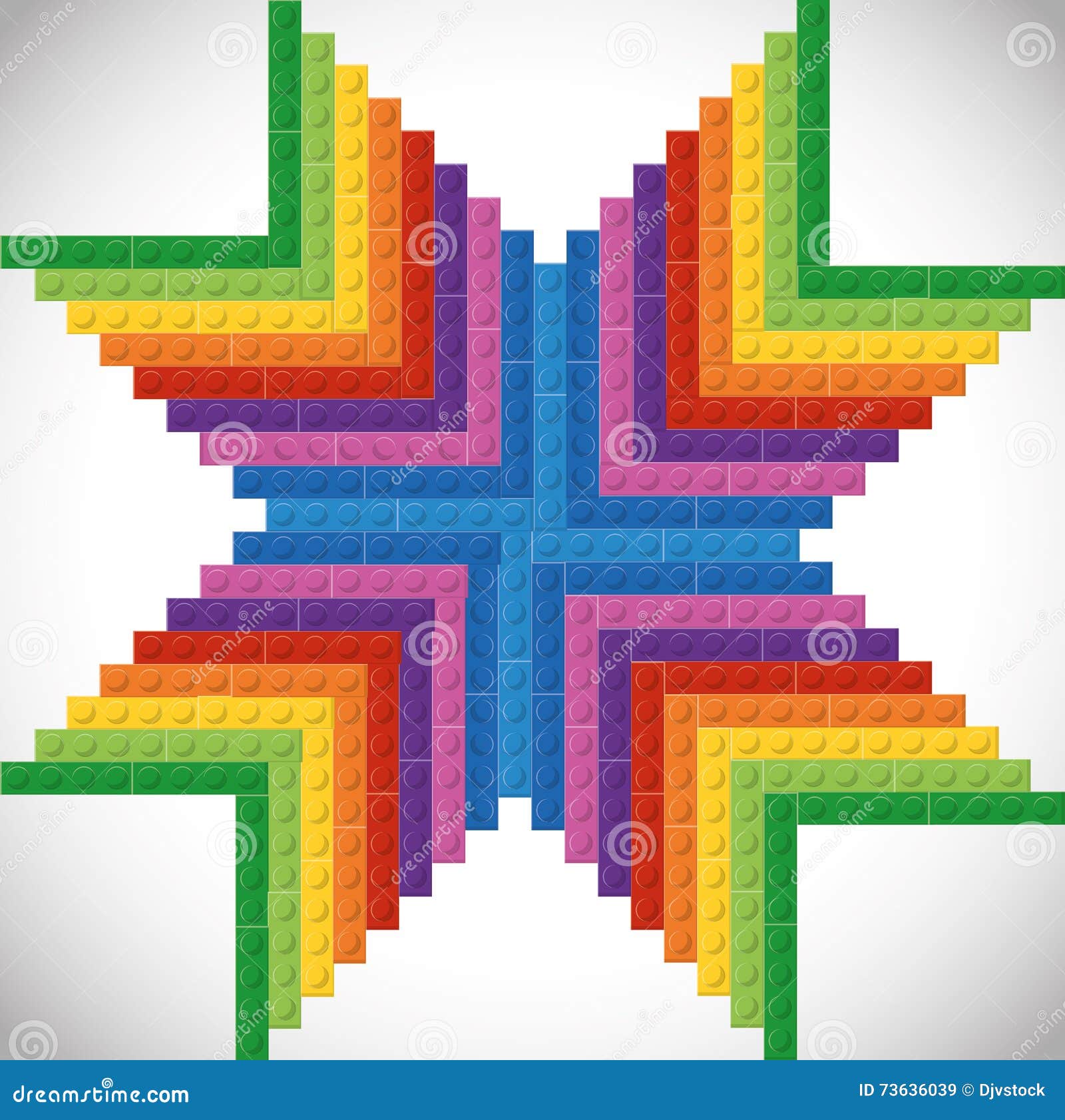 Lego Icon. Abstract Figure. Vector Graphic Stock Vector - Illustration ...