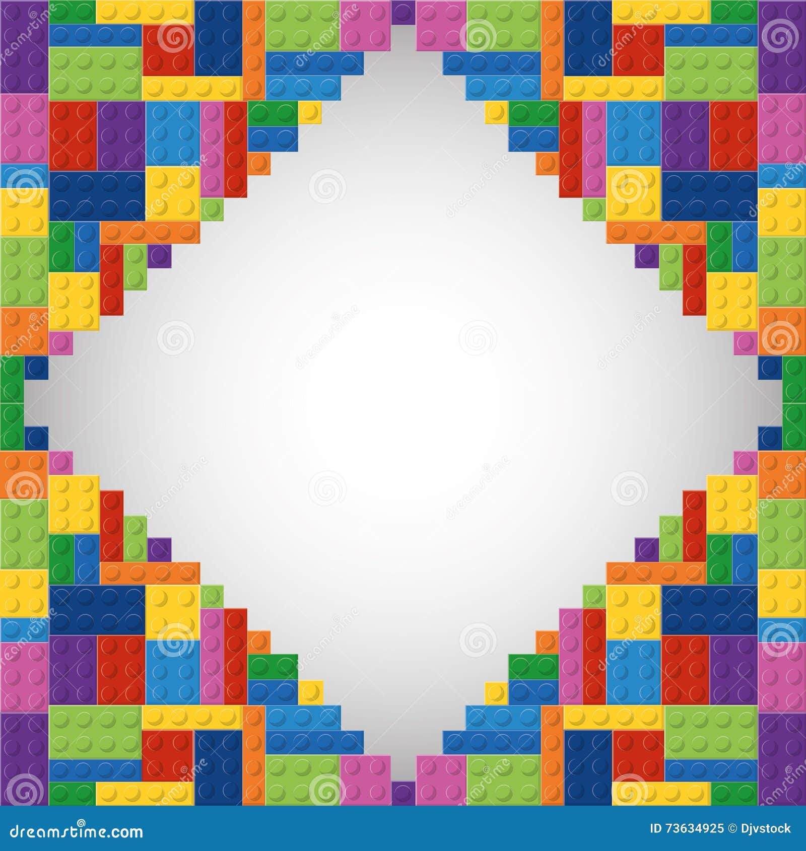 Lego Icon. Abstract Frame Figure. Vector Graphic Stock Vector ...