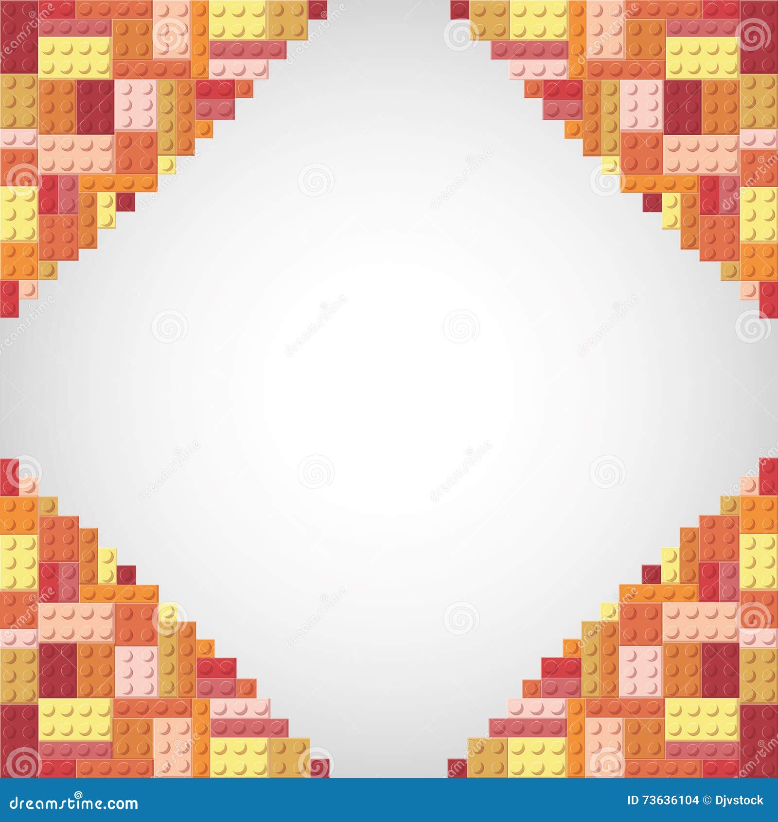 Lego Icon. Abstract Frame Figure. Vector Graphic Stock Vector ...