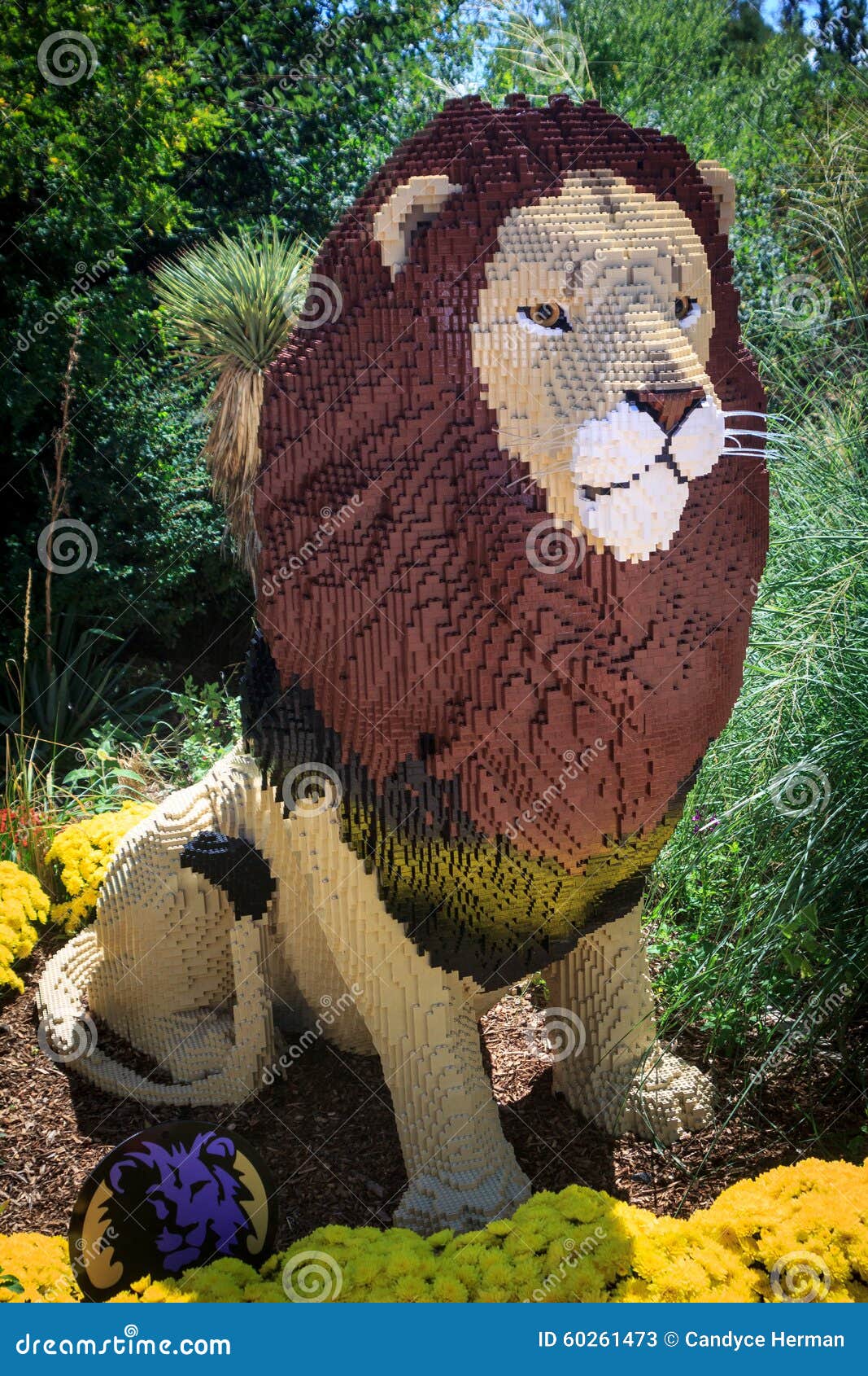 Lego Lion editorial stock photo. Image of exhibit, display - 60261473