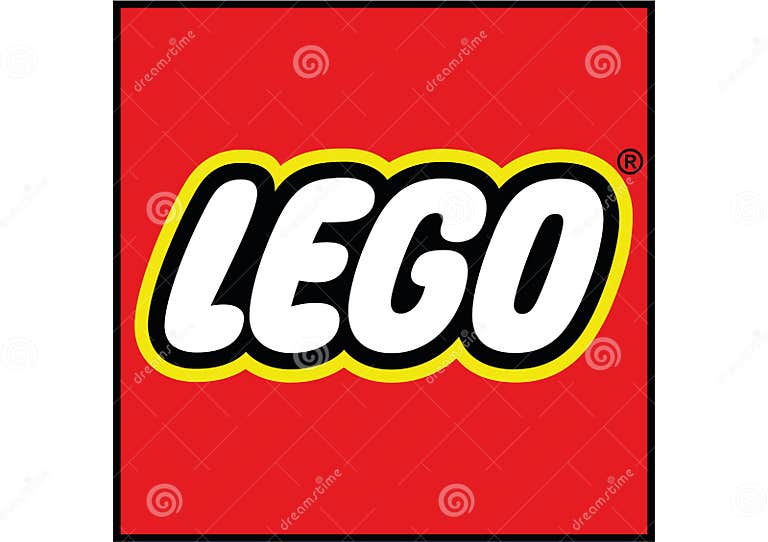 Lego Logo Vector foto de archivo editorial. Ilustración de blanco ...