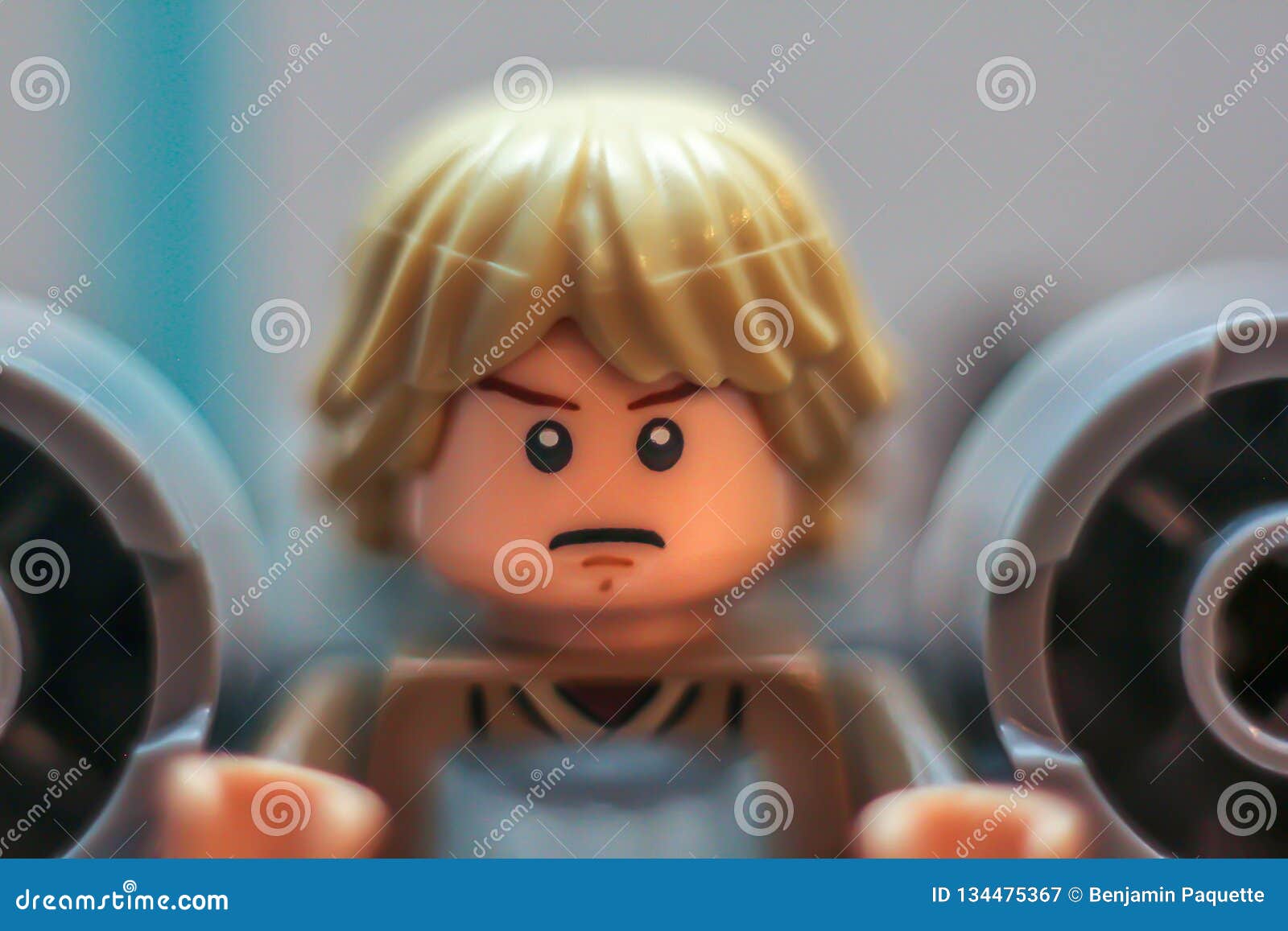 Lego Man with an Angry Face Editorial Photography - Image of cute ...