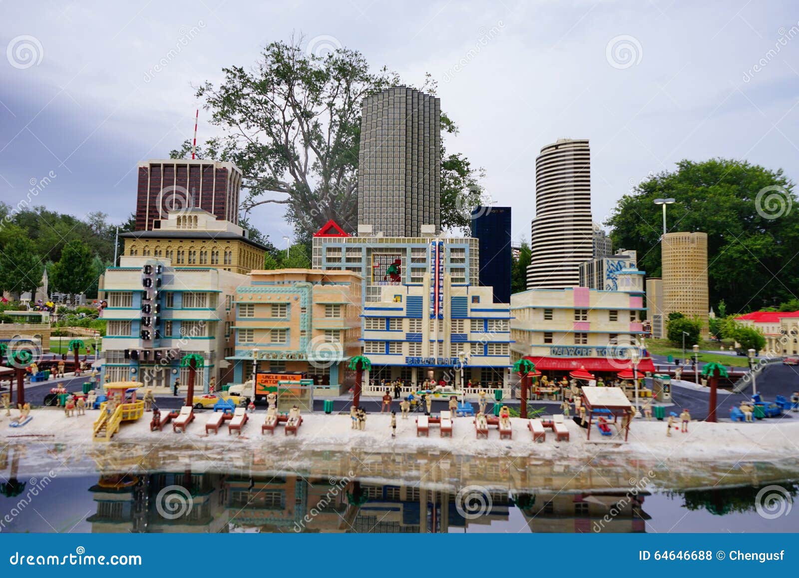 Lego mini city editorial stock photo. Image of amusement - 64646688