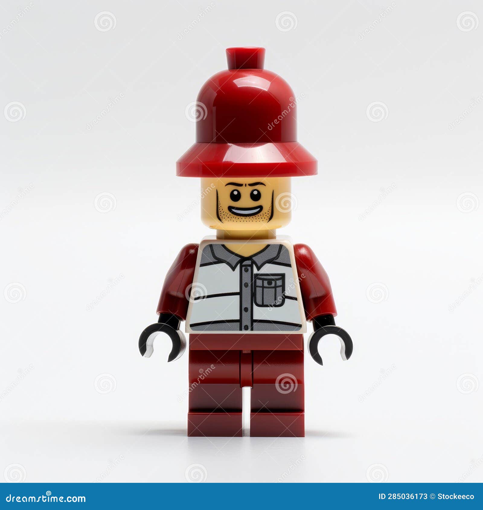 Lego Minifigure with Scottish Fez Design Stock Illustration ...