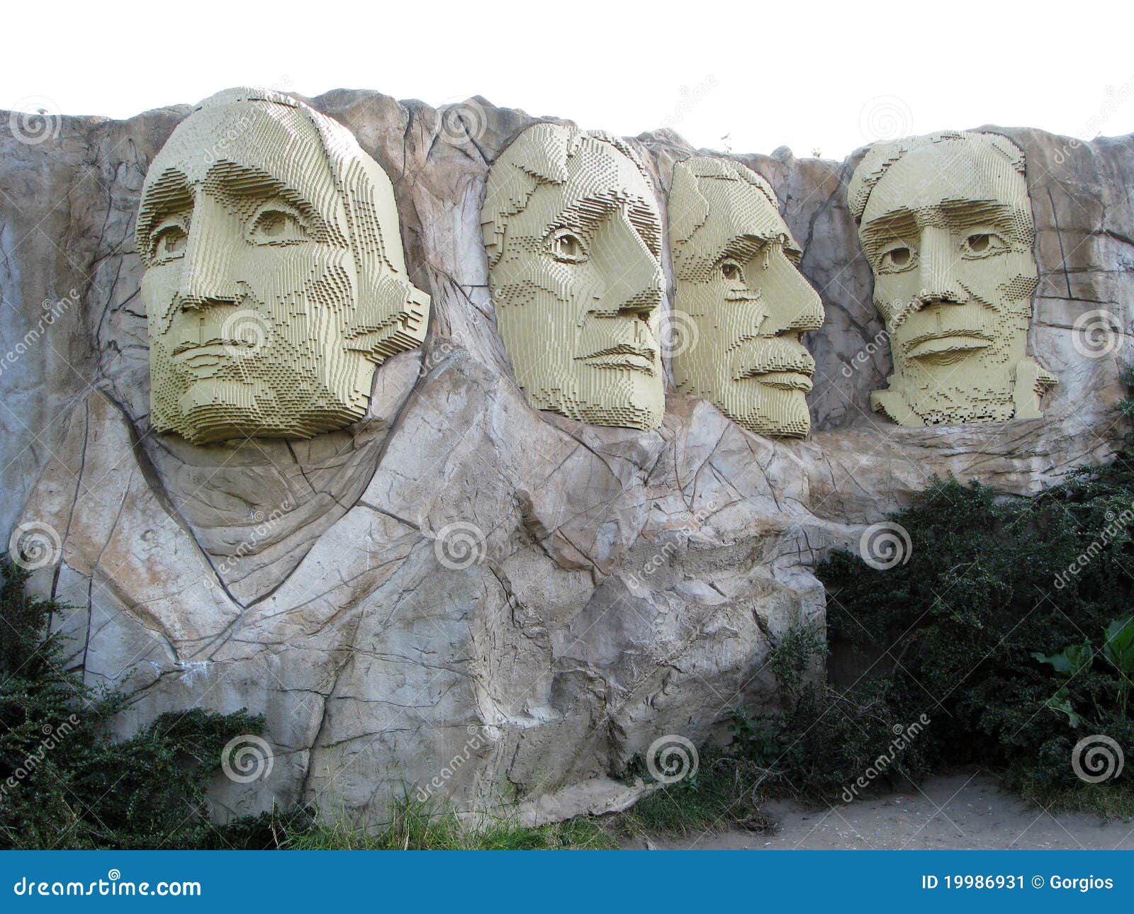 Lego Mount Rushmore editorial photo. Image of dakota - 19986931
