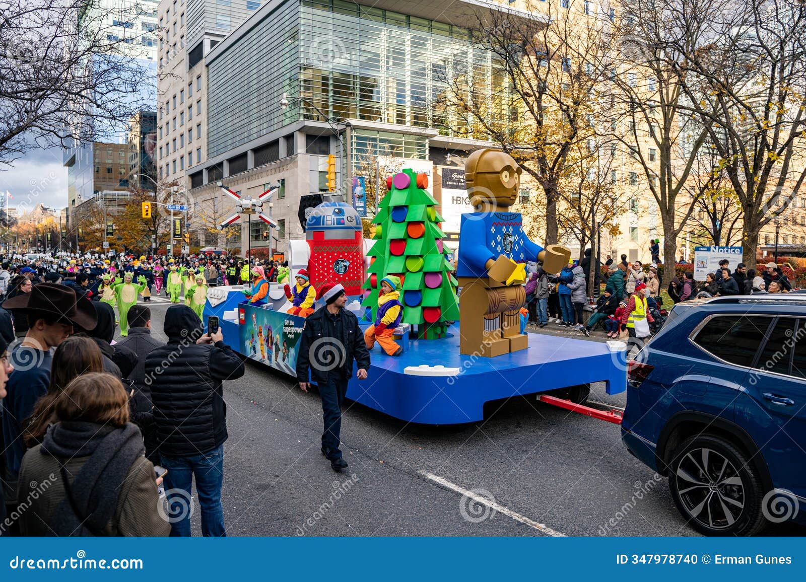 LEGO Parade Float in Santa Claus Parade Toronto. Editorial Image ...
