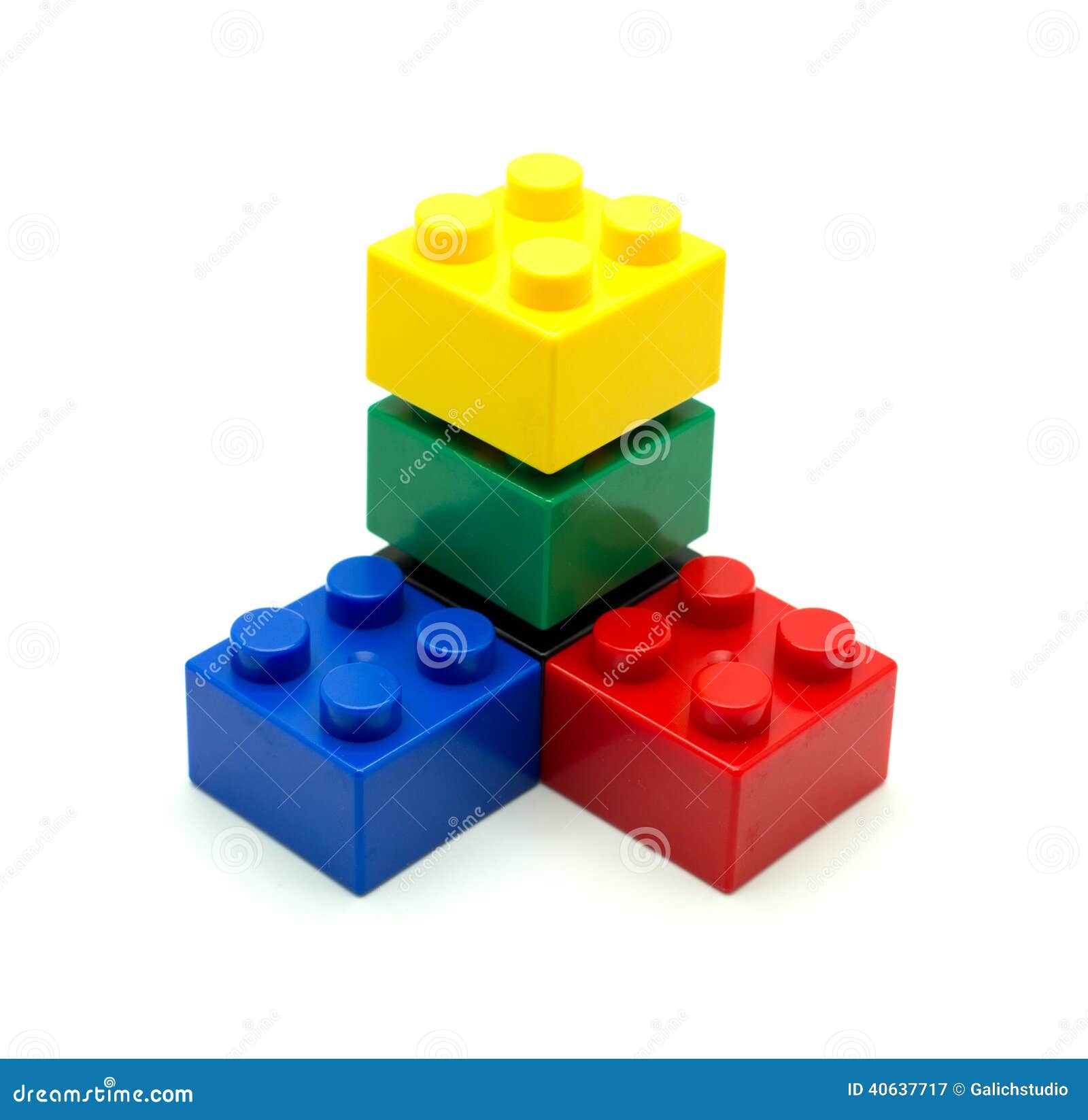 Lego plastic bouwstenen stock afbeelding. Image of kleuterschool - 40637717