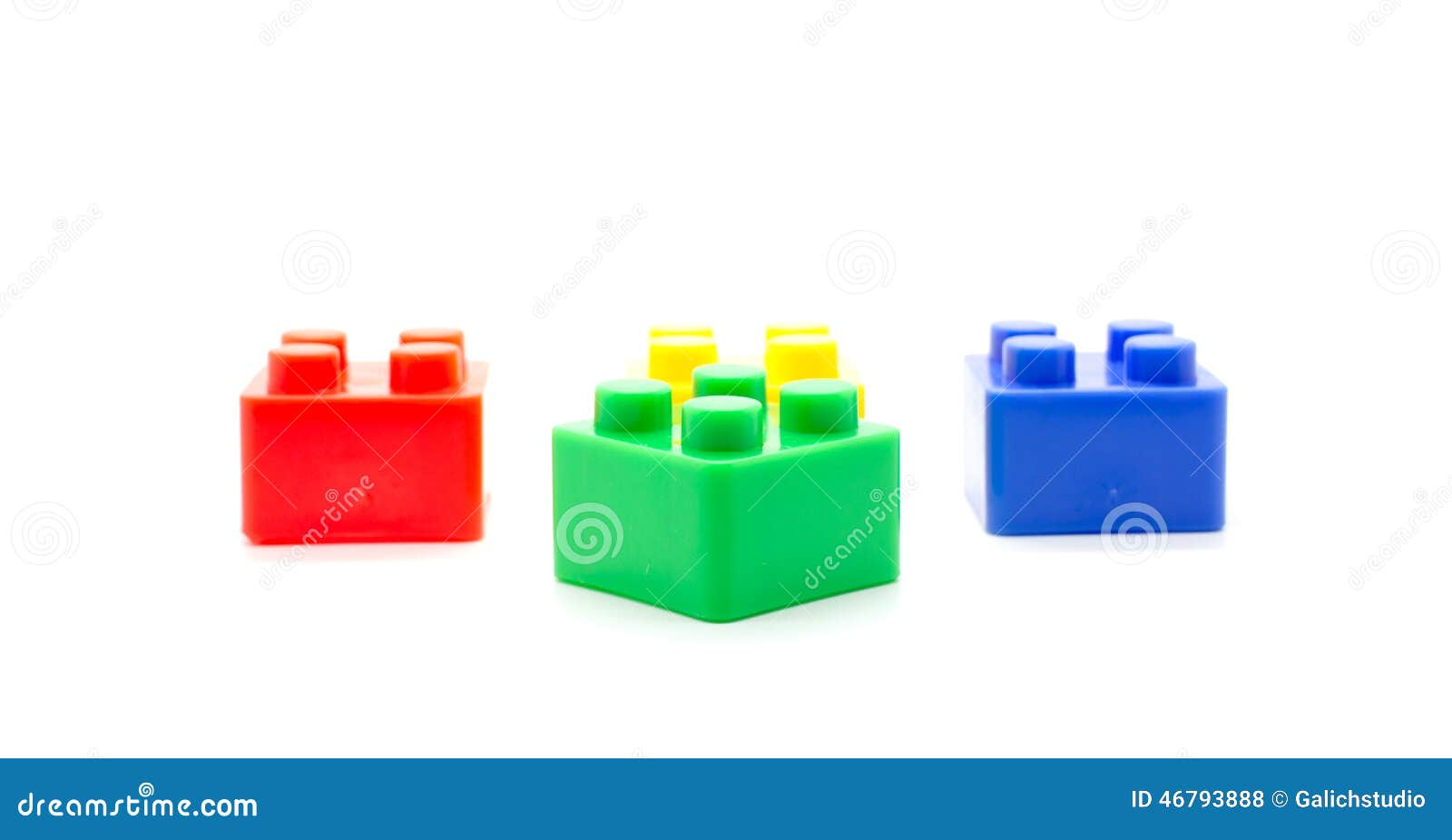 Lego Plastic Building Blocks on White Background Stock Photo - Image of ...