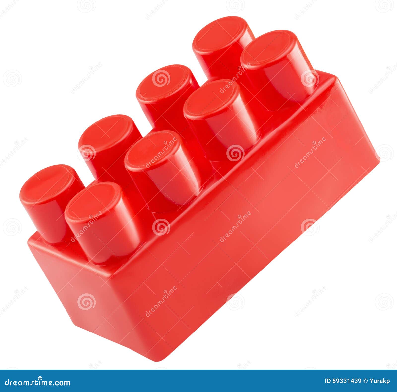 Lego Rojo Aislado En Un Fondo Blanco Imagen de archivo - Imagen de ...