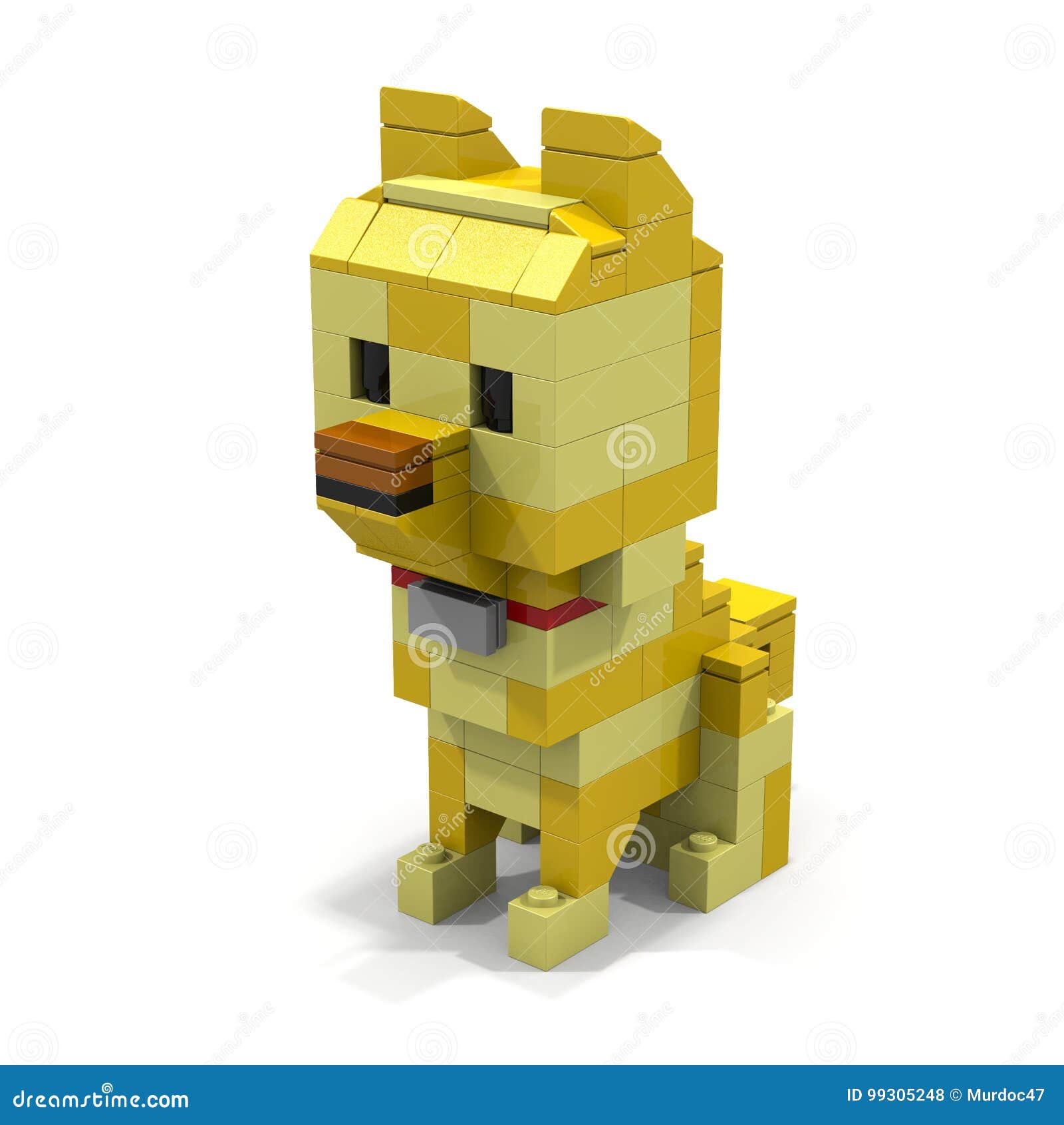 LEGO Shiba Inu stock illustratie. Illustration of puppy - 99305248