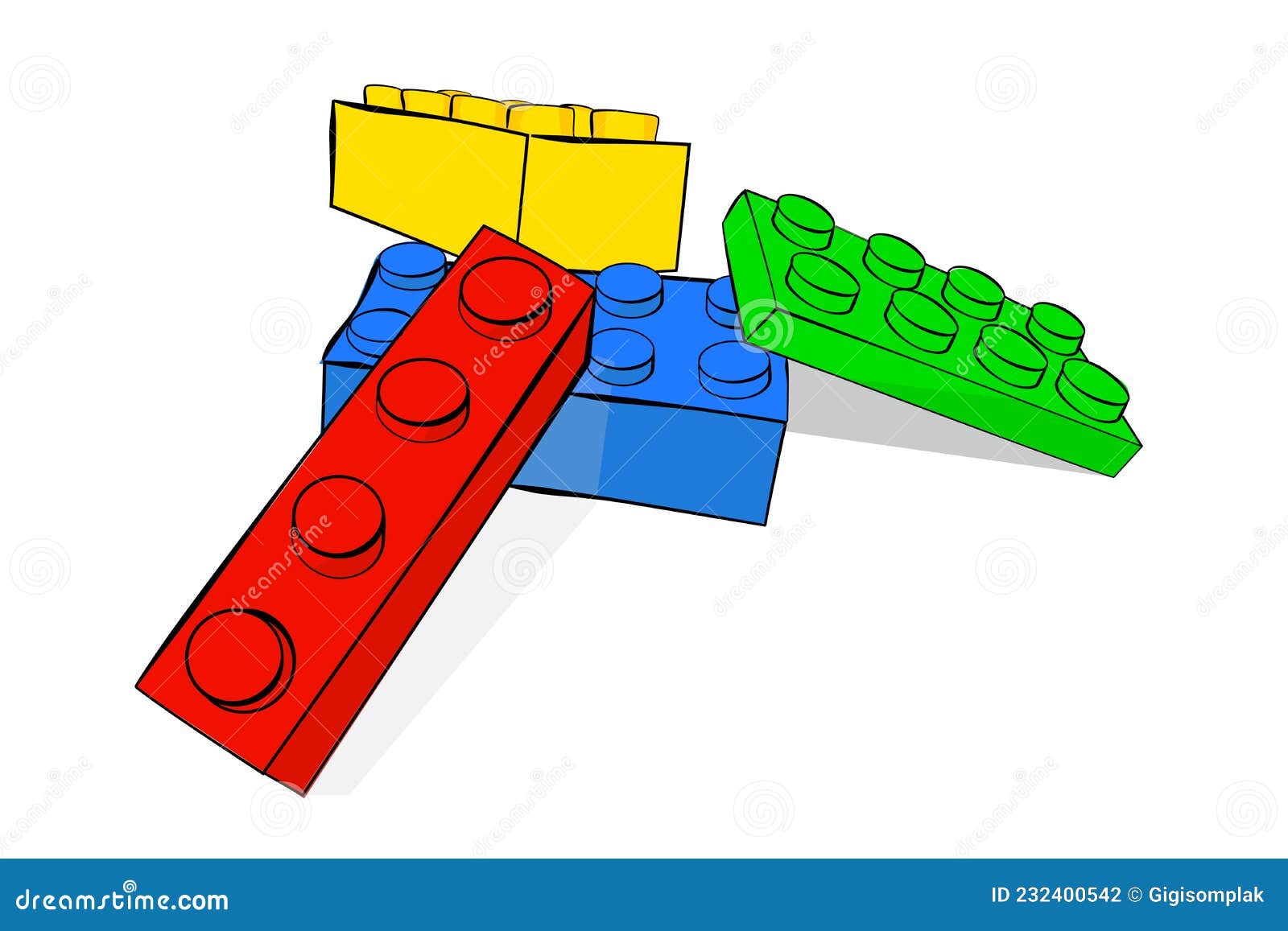 Vector Random Blue Mosaic | CartoonDealer.com #15101234