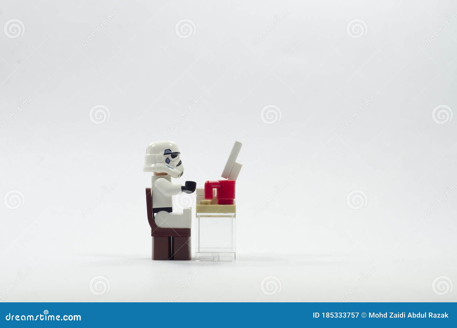 Lego Storm Trooper Assembling Word Our Goals Using Alphabets Blocks ...