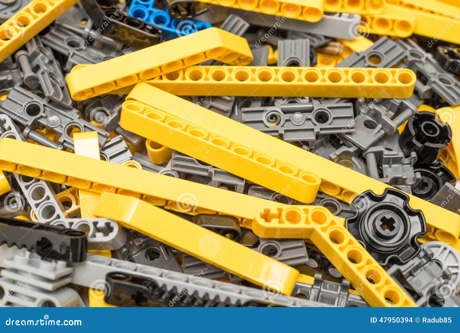 Lego Technic Pieces Pile Close Omhoog Redactionele Stock Afbeelding ...