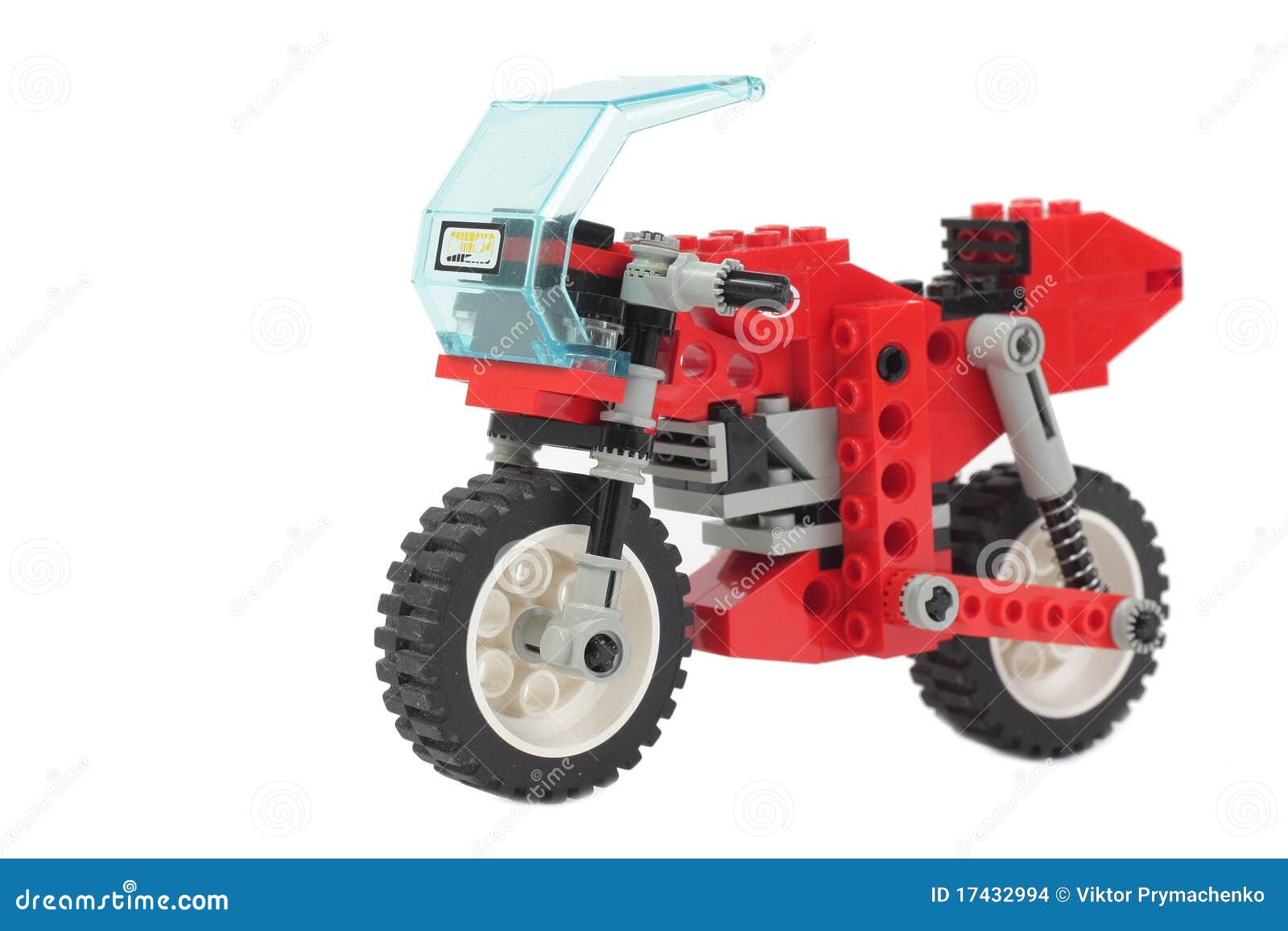 Lego Technic 8210 Motorcycle Isolated On White Editorial Image ...