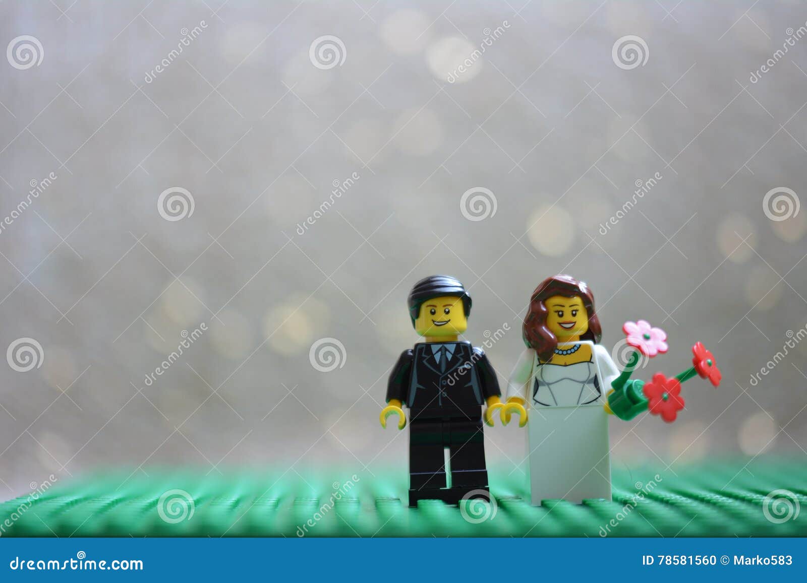 Lego wedding editorial image. Image of dress, buquet - 78581560