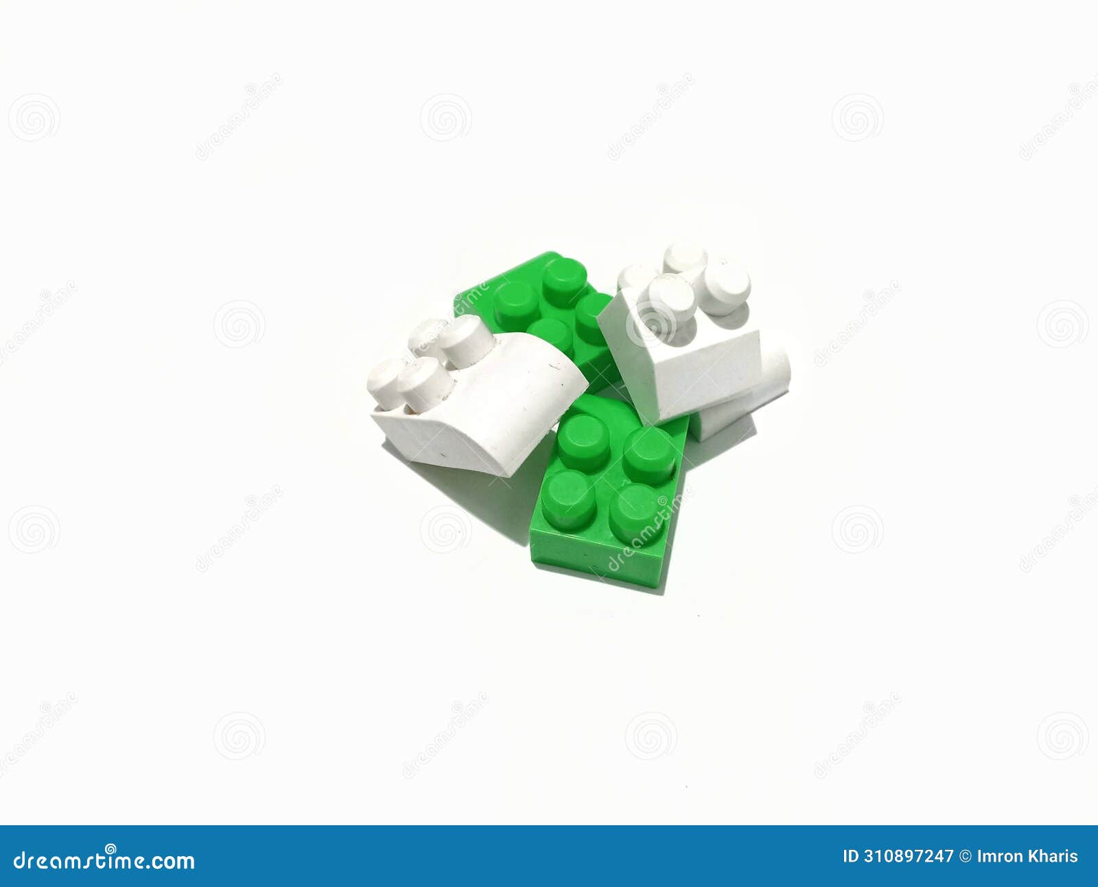 Lego on White Background. Lego is a Type of Plastic Game that Can Be ...
