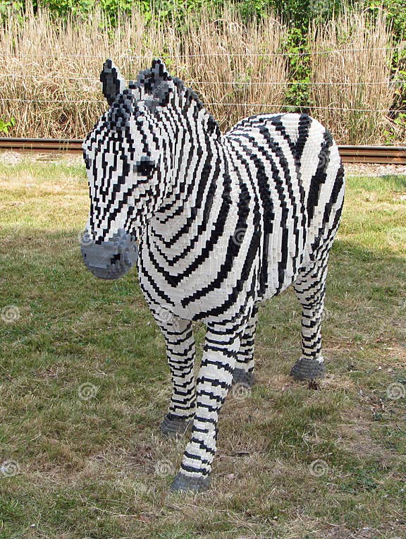 Lego Zebra editorial stock photo. Image of small, lifestyle - 19983218