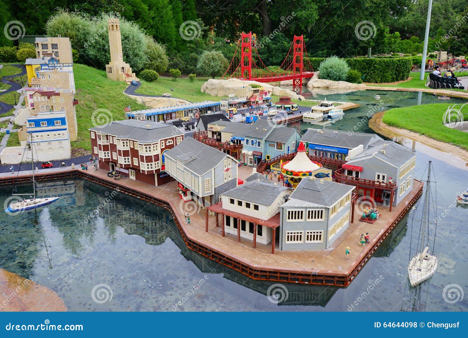 Legoland Florida Miniland USA Editorial Stock Photo - Image of fame ...