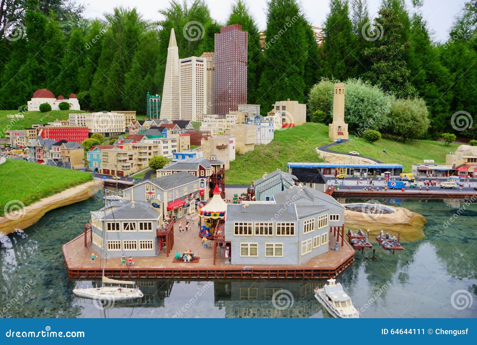 Legoland Florida Miniland USA Editorial Photo - Image of building ...