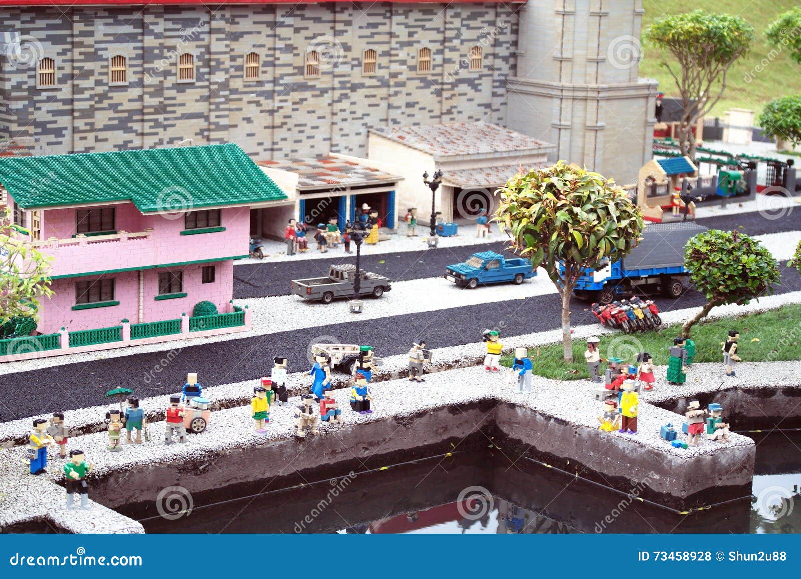 Legoland Johor editorial stock photo. Image of land, lego - 73458928