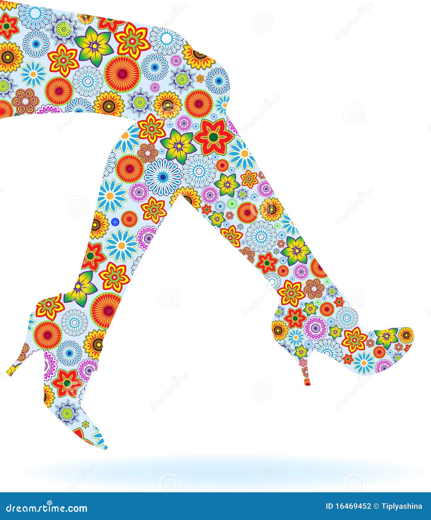 Legs stock vector. Illustration of decoration, creativity - 16469452