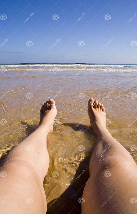Legs at the beach stock image. Image of paradise, babe - 3352015