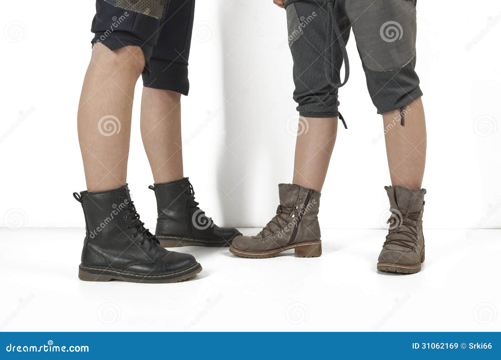 Legs in boots stock image. Image of moving, attitude - 31062169