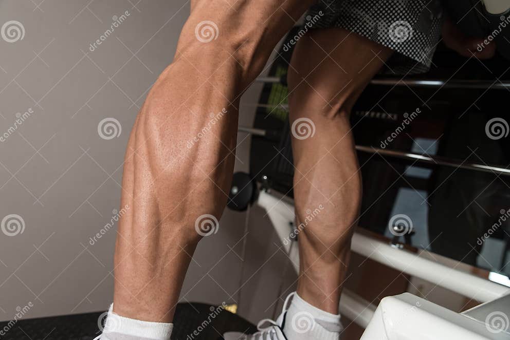 Legs Calf Exercise stock image. Image of human, muscle - 49608609